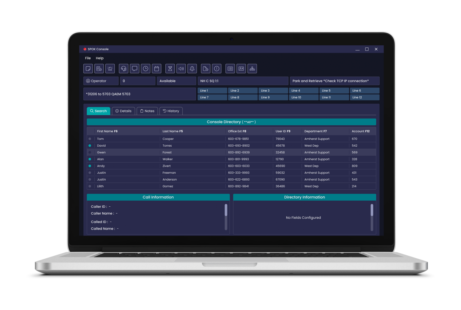 Operator console - Spok Inc.